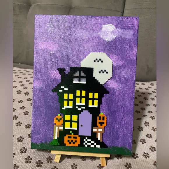 Art | Perler Bead Picture Frame | Poshmark
